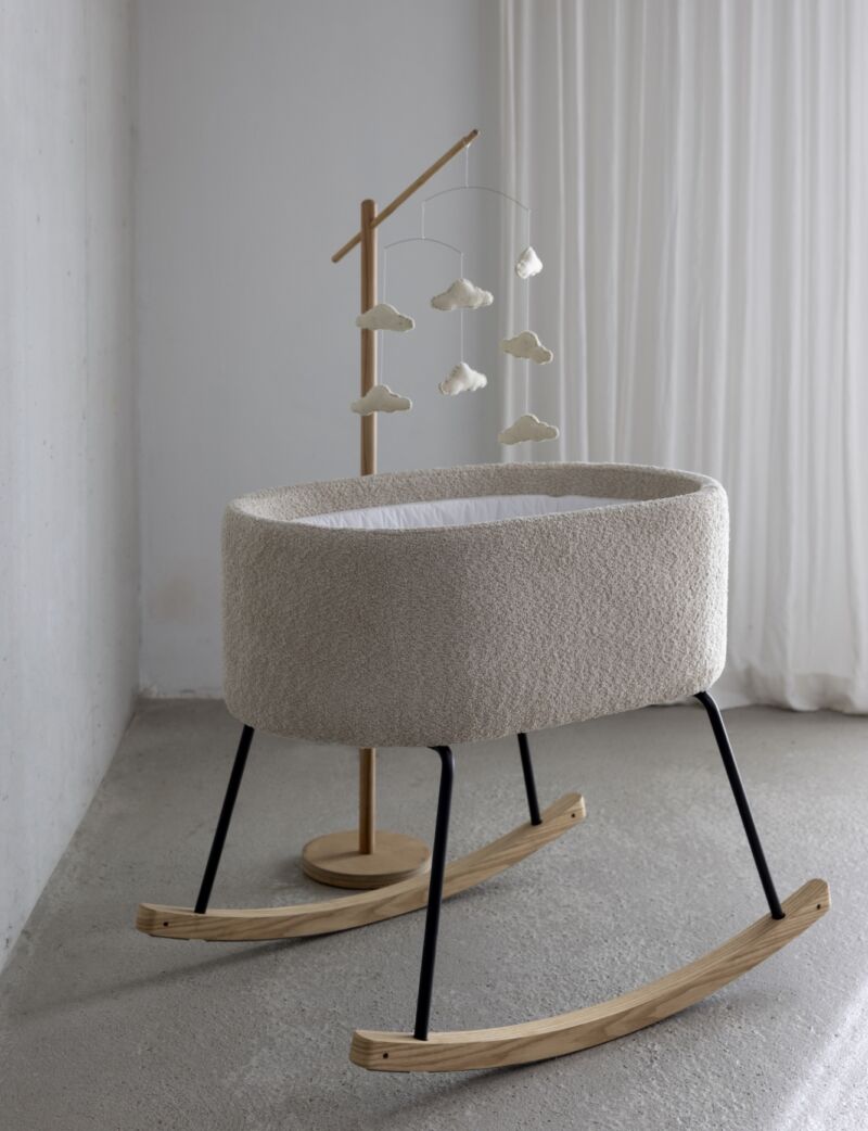 Rocking Cradle De Luxe - Cream - Quax